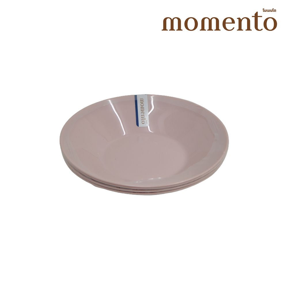 MOMENTO MEDIUM ROUND PLATE PINK 4 PCS | Lotus’s Shop Online