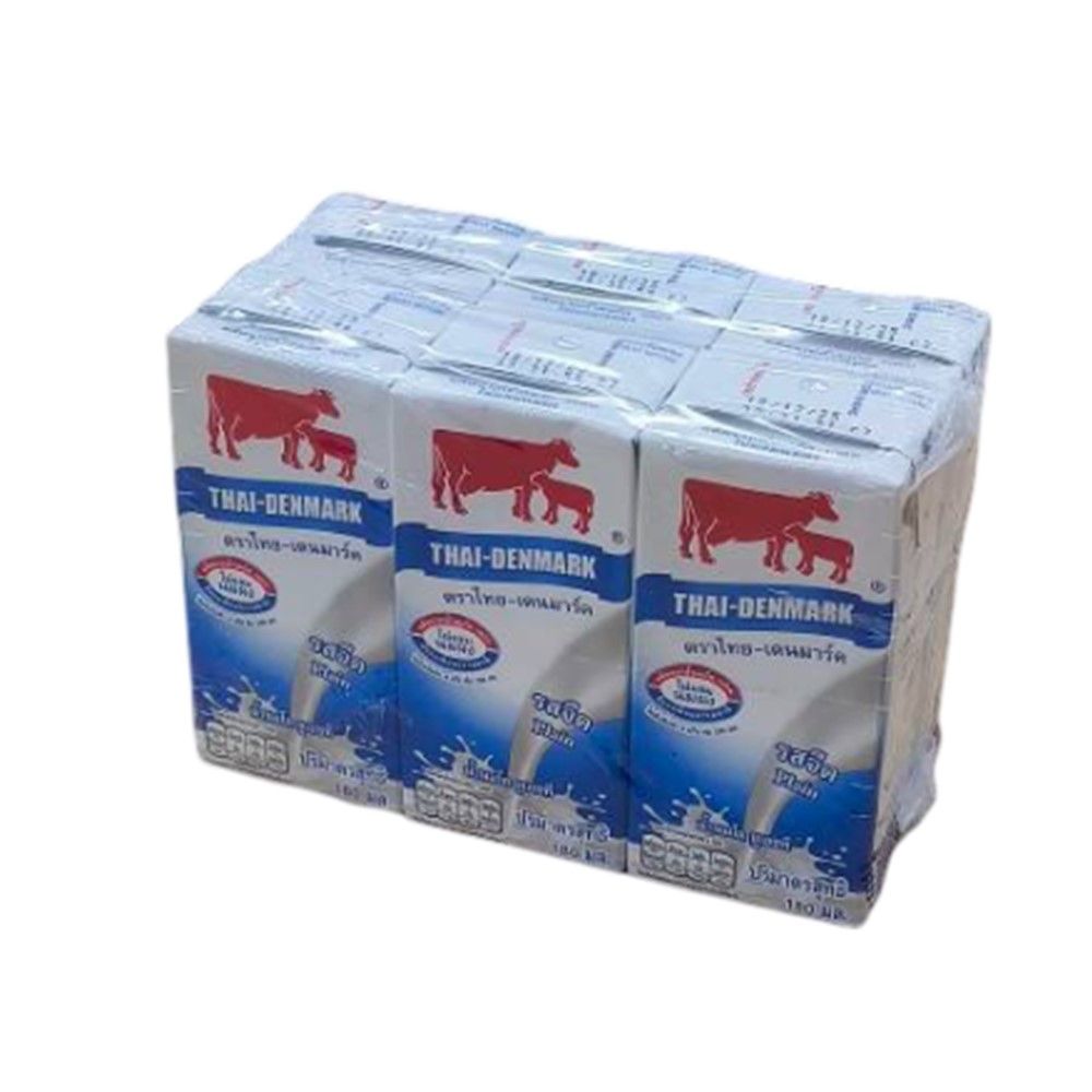 THAI DENMARK UHT PLAIN 180 ML. PACK 6 | Lotus’s Shop Online