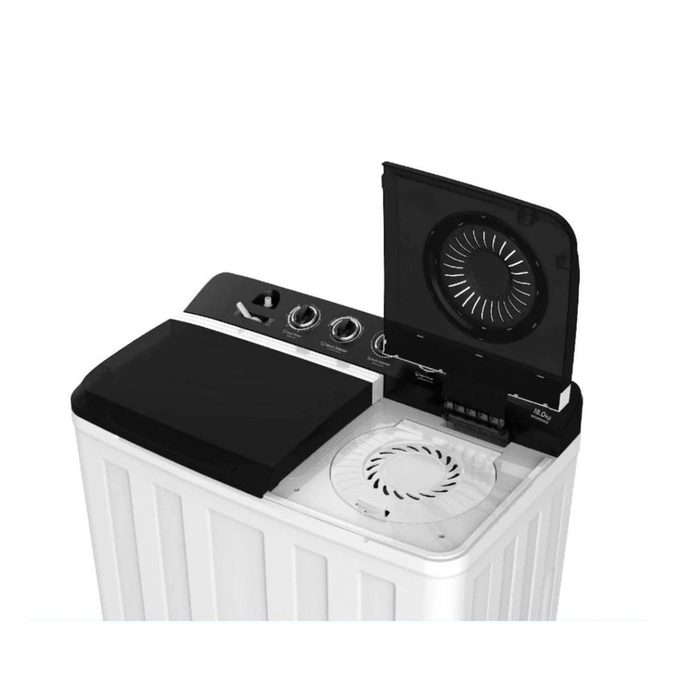 HISENSE TWIN TUB 14 KG. BLACK WHITE WSRB1413UB | Lotus’s Shop Online