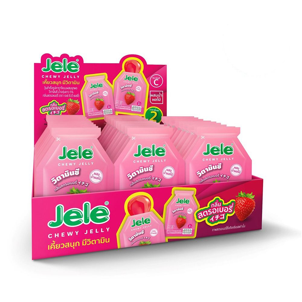 JELE CHEWY STRAWBERRY 18GX30 | Lotus’s Shop Online
