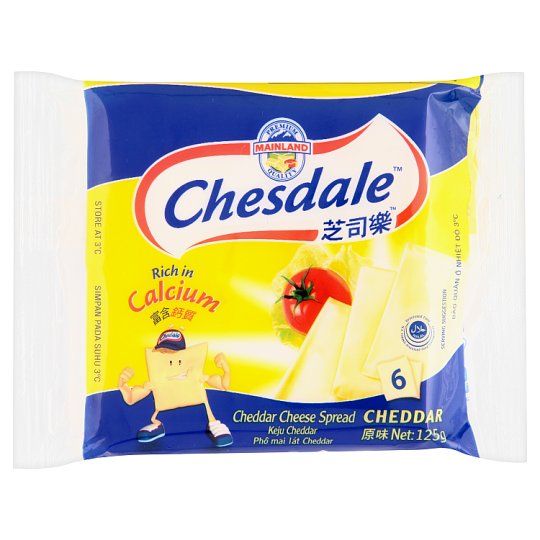 CHESDALE PROCESSED CHEESE 6 SLICES 125 G | Lotus’s Shop Online