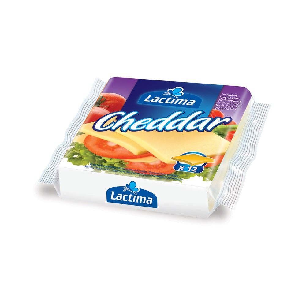 LACTIMA CHEDDAR SLICES 12 SLICES 200 G | Lotus’s Shop Online